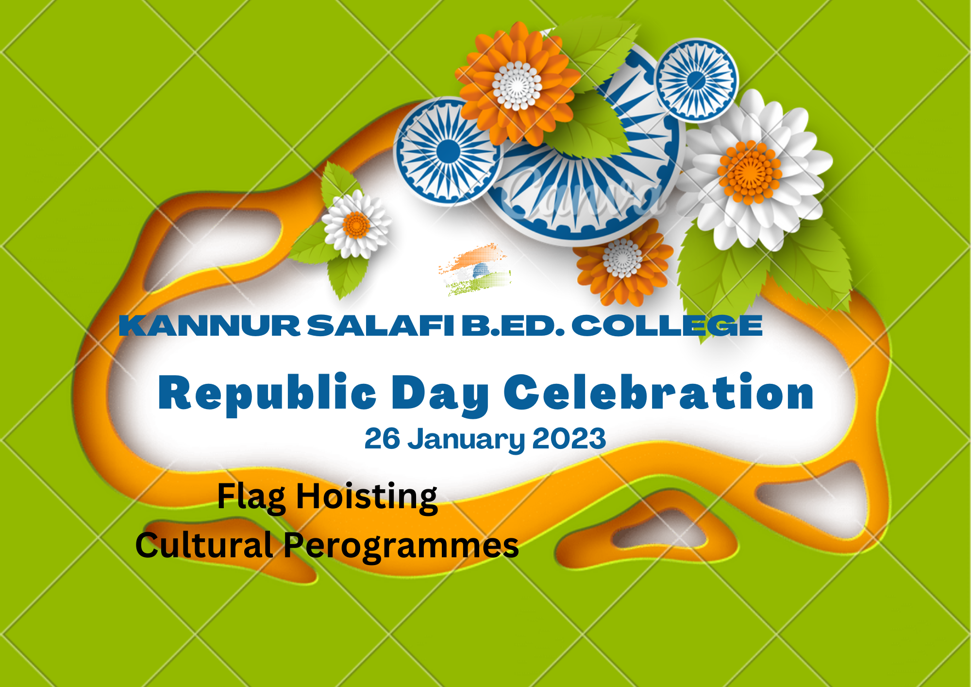 REPUBLIC DAY CELEBRATION 2023 - KANNUR SALAFI B.Ed. COLLEGE