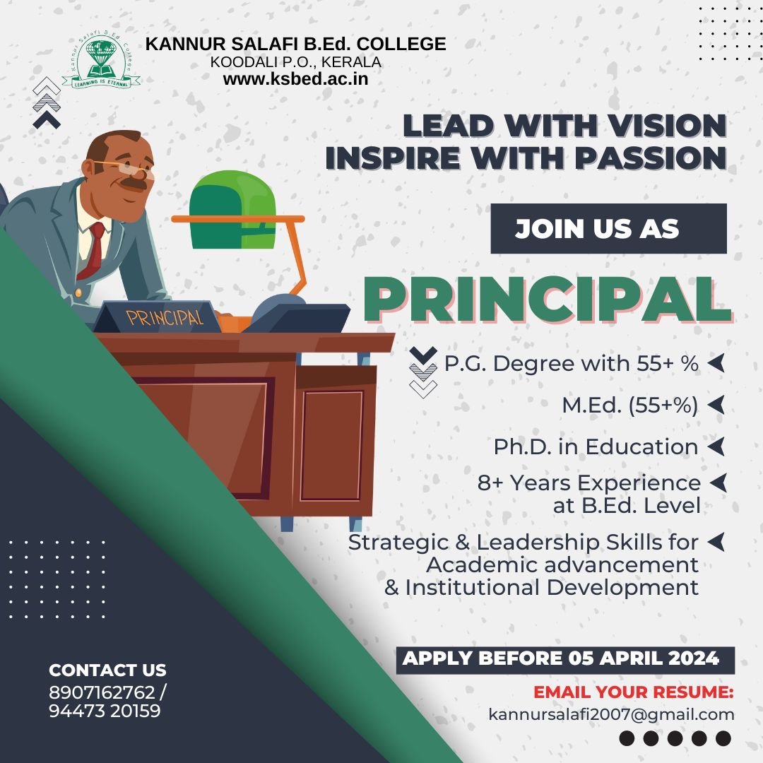 KANNUR SALAFI B.Ed. COLLEGE - THE BEST TEACHER EDUCATION COLLEGE IN KANNUR, KERALA